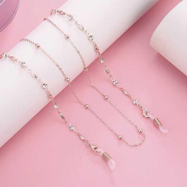 Buy One Glasses Chain, Get a Pair of Silicone Rubber Rings Free.