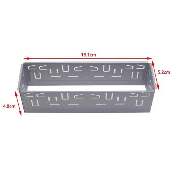 車の ISO 1DIN ステレオオーディオ再取り付けフェイシャルフレームパネル取り付け金属ケージユニバーサルカーステレオオーディオ