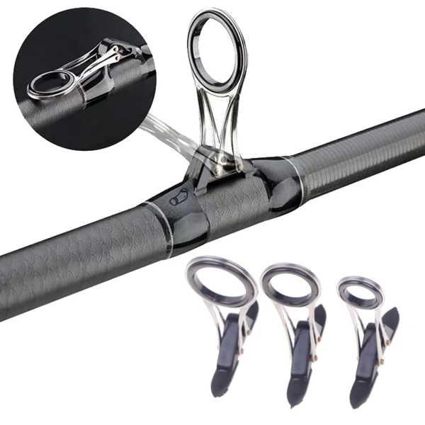 説明:ガイドリングは釣り竿のアクセサリーで、釣り糸を順番に安定させます。滑らかな内表面は釣り糸にダメージを与えません、使いやすく、プロフェッショナルで、便利で実用的です。釣り竿のマストアイテムで、高強度で耐久性があり、耐摩耗性と防錆性があり...