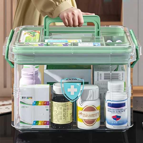 Hignに関係する化学物質:なし起源:Cn (原点)Storage Box:Plastic Medicine KitFamily First Aid Box:Organizer