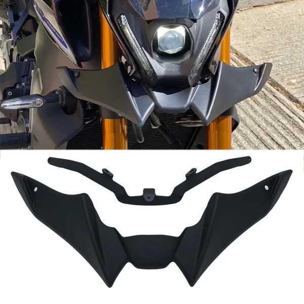 ヤマハ MT-09 MT09 MT 09 SP 2021 2022 2023 オートバイスポーツダウンフォース裸前部スポイラーエアロダイナミックウィングディフレクター仕様:- 数量: 1 個- 材質：ABSプラスチック- カラー: ブラック...
