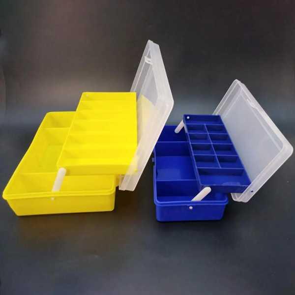 材質: プラスチックサイズ: S-21*10*5.5cm / 8.19"*3.90"*2.15" L-24*15*6cm / 9.36"*5.85"*2.34"色: 示されているように1.透明なプラスチックのデザイン、内部のルアー餌を明確に...