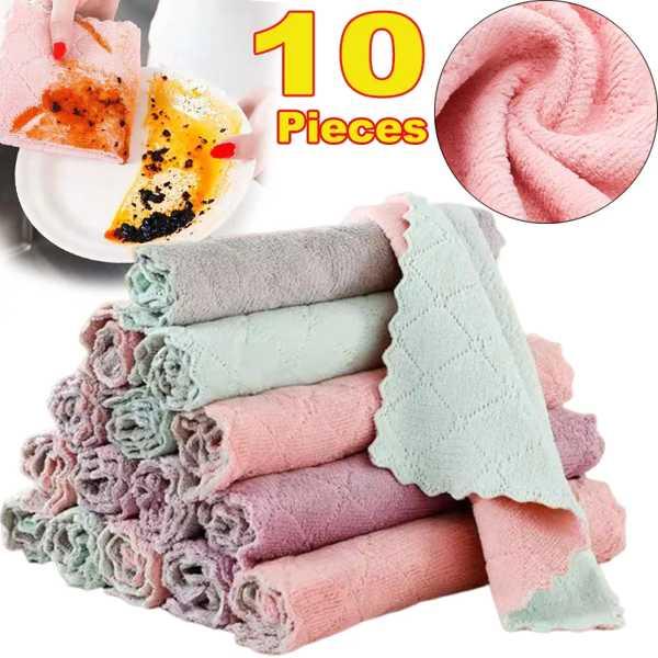 織りの工芸品:ニットHignに関係する化学物質:なし製品:磨くパッドモデル番号:Dishcloths素材:マイクロファイバー起源:Cn (原点)Cn:Zhejiang使用:Kitchen