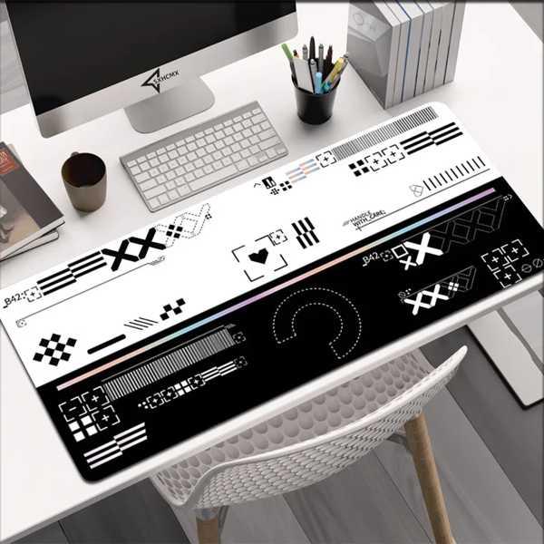 コンピュータ用の大きな滑り止めマウスパッド,ゲーマー用の印刷コレクション