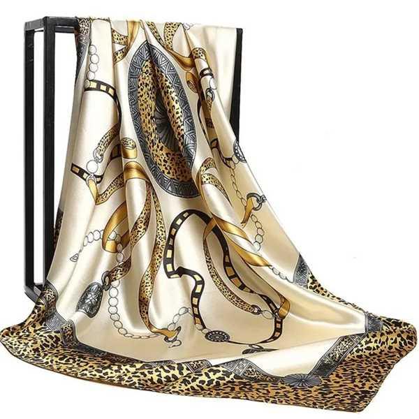 Product Name: 90cm*90cm imitated silk large square scarf Material:100% Polyester. 100% silk feeling Suit for Spring,Summ...