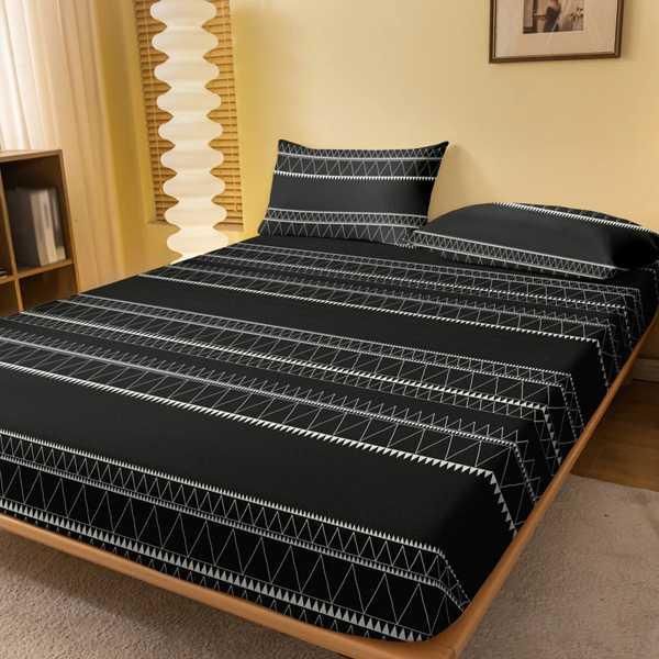 印刷かどうか:はい製品アプリケーションのシナリオ:ベッド織りの工芸品:TatHignに関係する化学物質:なしスレッド数:200TC生地数:80パターン:PRINTEDパータンタイプ:幾何学的な素材:100%年のポリエステルタイプ:シーツ起源...