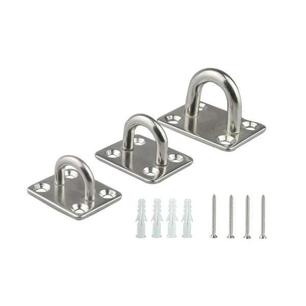 説明:-頑丈なスクエアアイプレート-ヨットカヤックヨットサンシェードアクセサリー-304ステンレス鋼構造、表面研磨-高強度、錆びない、耐食性-すべての材料用途、海洋および産業用途に適しています仕様:材質: 304ステンレス鋼-Color: ...