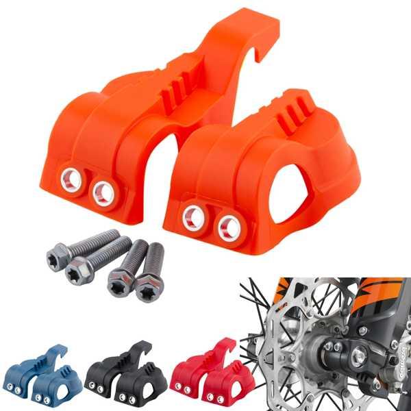 製品の詳細:--製造：中国-- 状態: 100% 新品-- 材質: プラスチック-- 色: 黒、青、オレンジ、赤、-- ハイクラスの品質と非常に耐久性のある-- フロントフォークシューズを損傷から完全に保護します。-- 変更は必要ありません...