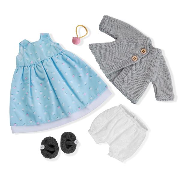 カラー：Louiseの服アクセサリーBlissfulPixie 手作りウォルドーフ人形の衣装セットには、美しい包装箱とメイン画像のような服が含まれています。(2枚目の写真はこの服を着た人形ですが、人形は付属しませんのでご注意ください。)高品...