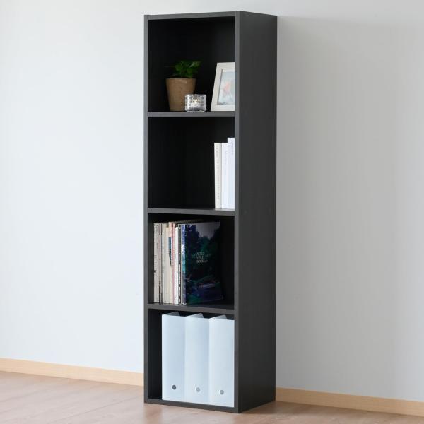 カラー：ダークブラウンサイズ：4段スタイル：ジャパニーズ【横向きでも使える】タテ向きでも横向きでもどちらでも使えるラックです。横向きはコミックに適当、タテ向きはA4ファイルも収納できるサイズ設計です。【積み重ね可能】横向き4段まで積み重ねで...