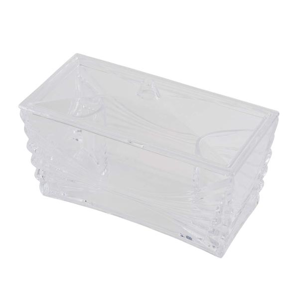 カラー：クリアサイズ：H12.5×W18.5×D9H12.5×W18.5×D9素材:MS樹脂内側に綿棒収納に最適なポケットが2箇所あります。