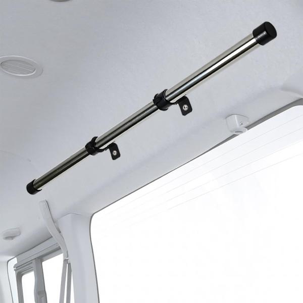 カラー：シルバー【製品の特徴】車内の重要な荷物を積載し、収納スペースを増やすための長尺側棒左右セットです。軽量車両とコンパクトカーに特別に設計された製品で、全長70cmで他の同種の製品より長く、製品を収納配置するためのより多くのサイズとスペ...