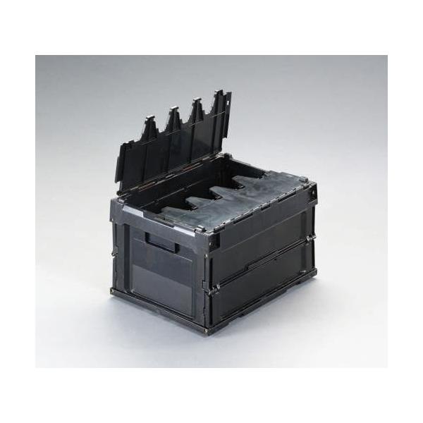材質:導電性ポリプロピレン容量:20.8Lフタ付サイズ:380×305×237(H)mm積み重ね可能