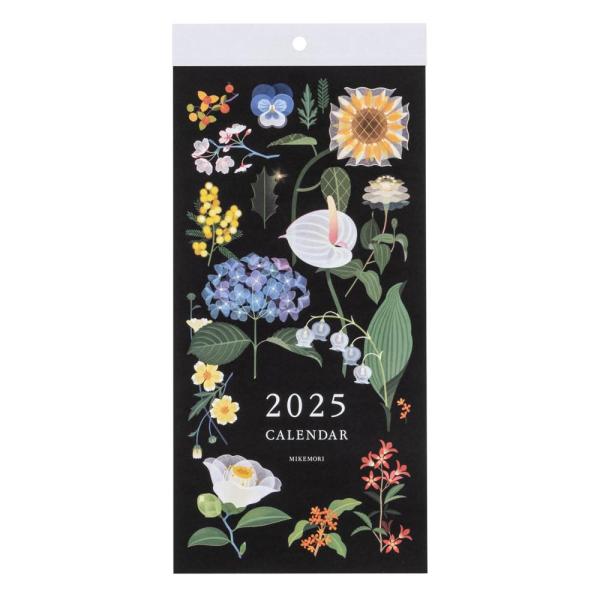 カラー：マルチカラーサイズ：A4スリム本体サイズ:ヨコ148xタテ322x厚み3mm本体重量:60g短冊式製本本文:マット紙90kg・14枚(表紙、1月〜12月、裏表紙)/日曜始まり(ブロック)日本製