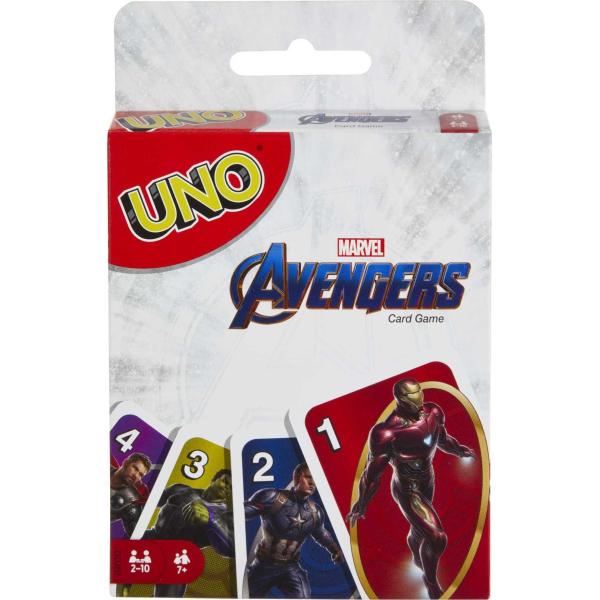 カラー：マルチカラーサイズ：Light-up Toy 2-176クラシックなUNOで、スリリングなアベンジャーズテーマです。アクション満載の映画に基づき、このUNOデッキには、お気に入りのアベンジャーズのキャラクターの画像が書かれたカードが...