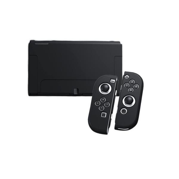 カラー：ブラック対応機種：任天堂Nintendo Switch ニンテンドー スイッチ有機ELモデル柔軟性と頑丈さを兼ね備えているTPUゴムで作られており、本体を全面カバーでき、衝撃や傷、汚れなどからしっかり保護しますケースを付けたまま各種...