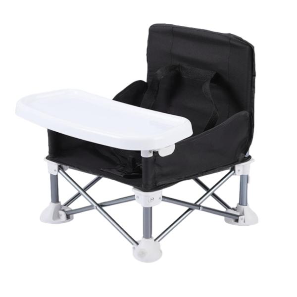 カラー：黒サイズ：31 * 31 * 37cm?【安全で丈夫なベビーチェア】アルミ合金フレーム構造とX字型構造を採用し、傾くことなく安定した状態を保ちます。 しっかりとした機械的構造、3点力+ 4コーナーサポートにシートのカバーにはオックス...