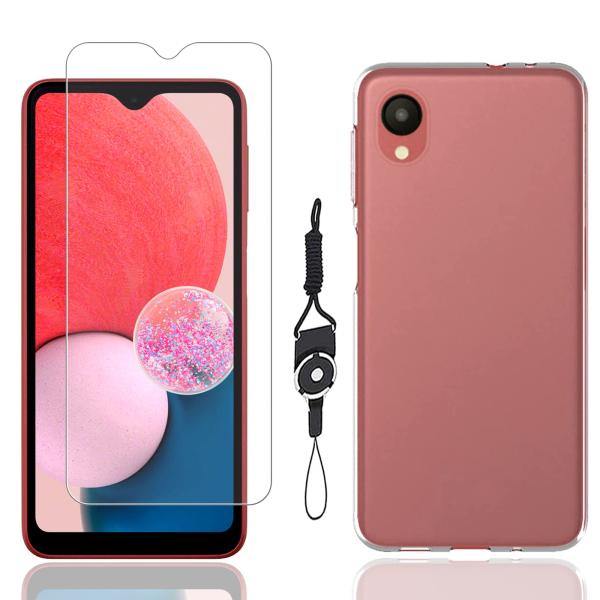 カラー：透明サイズ：D5-【1+1】Galaxy A23 5G【対応機種】：For Galaxy A23 5G SC-56C SCG18 用の 専用ソフトケース。【クリア、高透過率】TPU素材を使用し、特殊加工により高い透明度を実現、スマホ...