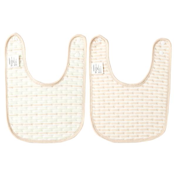 カラー：ホワイトサイズ：乳児MOMSMENUのu型スタイは、赤ちゃんから3歳までのお子様に最適なオーガニックコットン製品です。[オーガニックコットン]柔らかく通気性も抜群！赤ちゃんのお口周りにも安 心してお使いいただけます。[お洋服まで浸透...