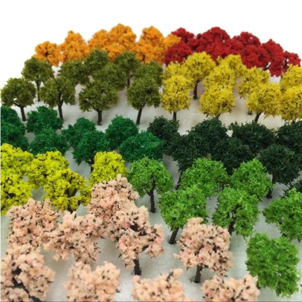 カラー：21，ミックス　90本サイズ：90本森林 Nゲージ ジオラマ 模型用樹木 50本・100本 セット　ミックス90本セットサイズ：3ｃｍ　選べる9色：濃緑・深緑・緑・薄緑・黄緑・黄色・橙色・赤・桜色＋ミックス（各色10本）Nゲージ　ジ...