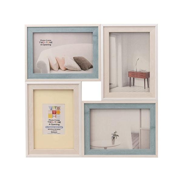 カラー：ブルーサイズ：L, Lスタイル：4面フレーム外形寸法:261x261x16mm、収納用紙寸法:89x127mm、フレーム窓寸法:80x118mm、マット窓寸法:45x61mm【規格:L・チェキ判(マット使用時)】本体重量:360g材...