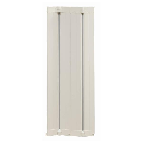 カラー：ホワイトガードミー専用エクステンションパネル。階段上に設置する場合は、階段一番上の端から9センチ、エクステンションを追加する場合は13センチ離して取り付け下さい。エクステンション追加　内側設置：最大113.5cmまで対応エクステンシ...