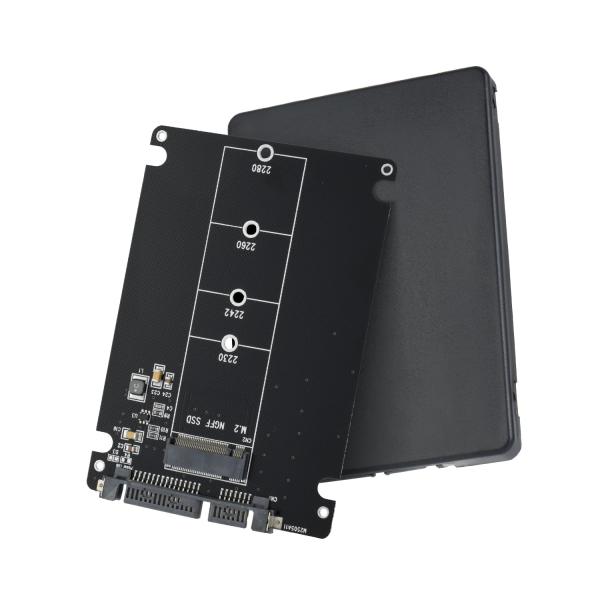 カラー：NGFF to SATA【NGFF to SATA アダプタ】NGFF SSDを2.5インチのハードディスクに変換し、2230/2242/2260/2280mmサイズのM.2 ハードディスクを対応しています。B key、とB+M k...