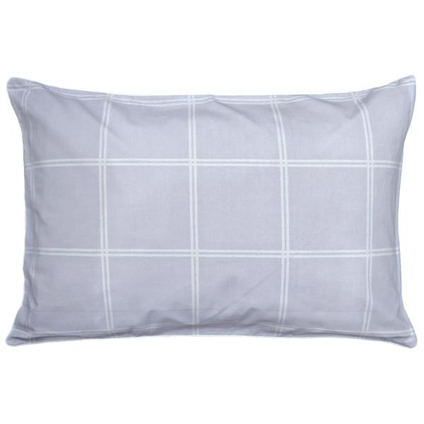 カラー：チェック・グレイサイズ：43x63cm【サイズ】43×63cm（ファスナー式・バイアス縁取り）【素材】吸汗性に優れ、オールシーズン最適な天然素材・綿100％CBポプリン生地を使用しています。CBポプリンは適度な厚さがあり、耐久性に優...