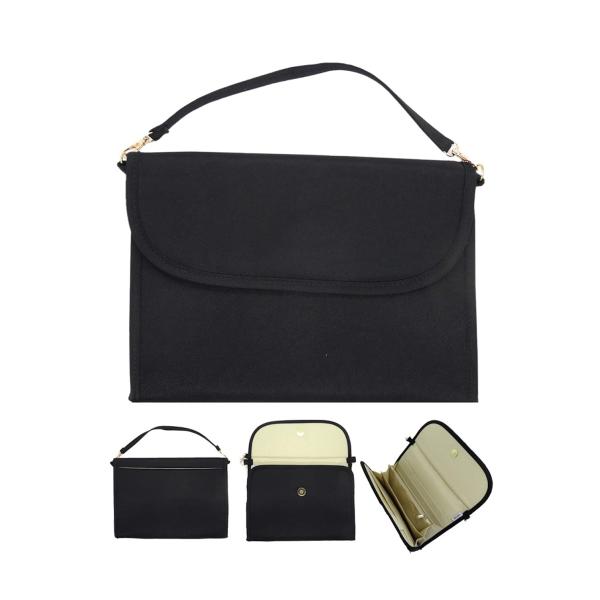 カラー：ブラックサイズ：18cm×25cm×3.5cmスタイル：シンプルカラーバリエーション全５色のマルチケース：ブルー、グレー、イエロー、ピンク、ブラック充実の収納力の母子手帳ケース：蛇腹ポケット×３、ファスナーポケット×１、カード収納ポ...