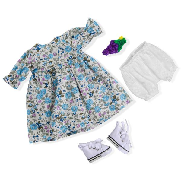 カラー：Kajaの服アクセサリーBlissfulPixie 手作りウォルドーフ人形の衣装セットには、美しい包装箱とメイン画像のような服が含まれています。(2枚目の写真はこの服を着た人形ですが、人形は付属しませんのでご注意ください。)高品質:...