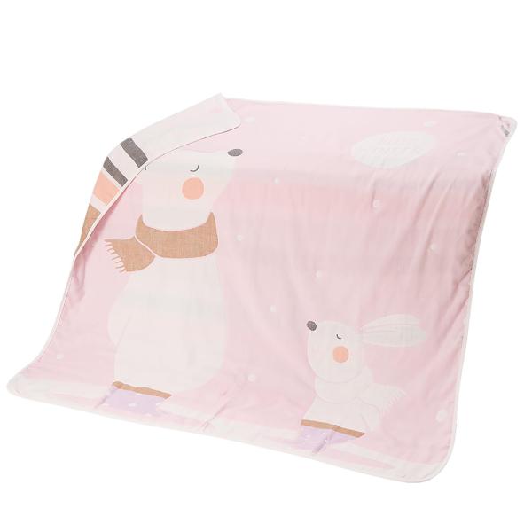 カラー：ダークピンクサイズ：110x110センチメートル (x 1)スタイル：可愛い[6重ガーゼ] 100%コットンを使用した6層ガーゼ構造により、肌に優しく、ふんわりとした厚手の感触が特徴で、肌に優しく、快適な使い心地を提供します。[季節...