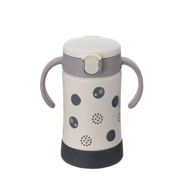 カラー：ライトグレーサイズ：300mLスタイル：ストローマグ自然な唇の動きを覚えて正しくステップアップ対象月齢/7カ月頃〜サイズ/11.5×7.5×15H(cm)実容量/300mL■材質/ポリプロピレン、シリコーンゴム、ステンレス鋼 ■食器...