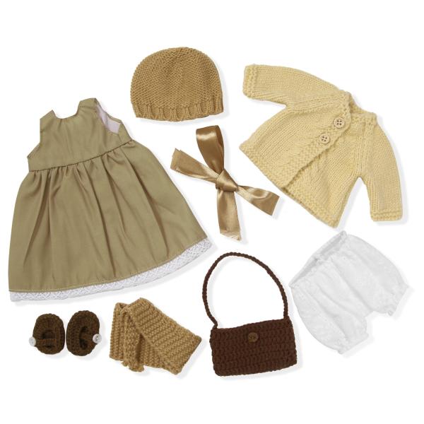 カラー：Dottyの服アクセサリーBlissfulPixie 手作りウォルドーフ人形の衣装セットには、美しい包装箱とメイン画像のような服が含まれています。(2枚目の写真はこの服を着た人形ですが、人形は付属しませんのでご注意ください。)高品質...