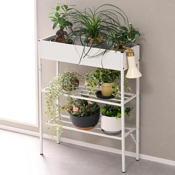 カラー：ホワイトサイズ：幅60×奥行24×高さ80cmスタイル：玄関ラック【バスケット付き玄関ラック】バッグやアウトドア用品などを収納できるボックスが付いた玄関ラックです。スリムな奥行24cmで狭い玄関でもじゃまになりにくいです。【ラック付...