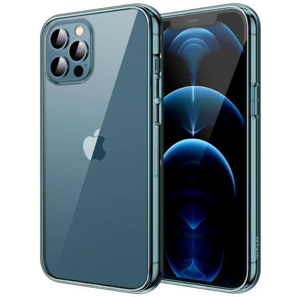 カラー：パシフィコブルーワイヤレス充電をサポートします。iPhone12 / iPhone12 Pro (6.1インチ) のために専門設計高品質のPCとTPU素材を採用した保護ケースは、軽量でスリムなデザインに優れていますし、HDクリア背面...