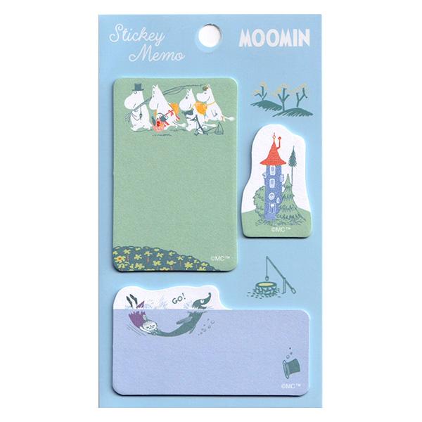 ムーミンデザインの可愛い付箋です。サイズや形状の違うものが3種類入っているので、ちょっとしたメモやブックマークなどさまざまに活用できます。■付箋サイズ：68×45、40×25、39×70mm■3柄各10枚 全30枚入り日本製◇クロネコゆうパ...