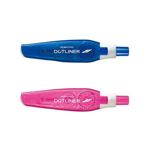 スリムなデザインで、ペン感覚！カチッと押してサッと使える、簡単ノック式テープのりです。フルカバーキャップ採用で先端にゴミが付きにくく、ペンタイプなので、狙った場所にきれいに塗れます。カラーを青、ピンクからお選び下さい。※こちらの商品は店頭同...