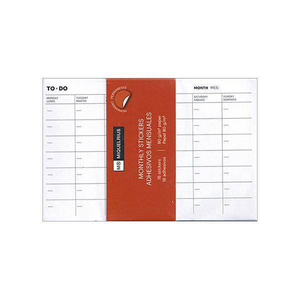 一ヶ月の予定やToDoを記入するのに便利な付箋タイプのマンスリープランナー。シンプルなデザインで記入スペースも広いのでたくさん記入できます。■付箋サイズ：95×145mm■16枚入り■貼って剥がせる付箋タイプ◇クロネコゆうパケット対応個数：...