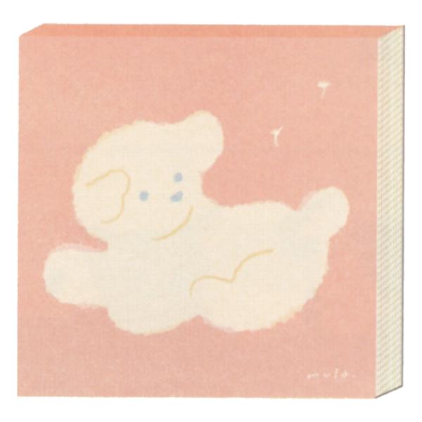 何気ない日常をやさしくあたたかい世界観で描く、ねこが大好きなイラストレーター「mula」さんデザインのメモパッドです。可愛い4柄。たっぷり使える100枚入り。■90×90mmmサイズ■4柄各25枚　合計100枚入日本製◇メール便対応個数：最...