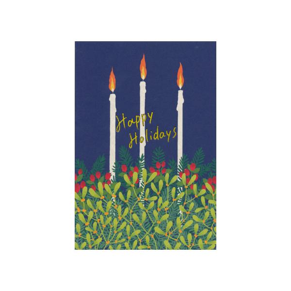 おしゃれなクリスマス柄のポストカードです。季節のお便りにぴったりです。■サイズ：148×100mm■1枚入り　郵便番号記載枠なし　罫線なし◇クロネコゆうパケット対応個数：最大30個