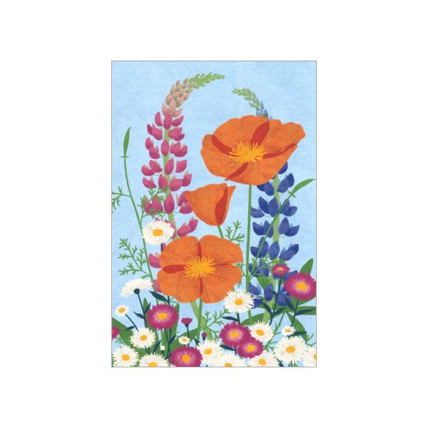 おしゃれな花柄のポストカードです。ちょっとしたお便りにぴったりですインテリアとして飾るのもおすすめ。■サイズ：148×100mm■1枚入り　郵便番号記載枠なし　罫線なし◇クロネコゆうパケット対応個数：最大30個