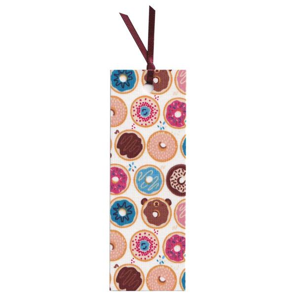 布製のシンプルなブックマーカー（栞）です。柄布の両面張り仕様です。※生地の裁断箇所により、柄の出方に個体差があります。予めご了承ください。■1種入り■サイズ：125×43mm※紐含まず日本製◇ネコポス便可能数：最大20個