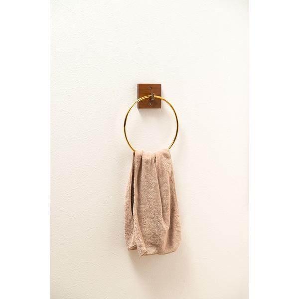 壁に掛けるインテリア壁に掛けて様々な使い方が楽しめるウォールハンギングシリーズ。天然木そのものの自然なフォルムを残し、ひとつひとつ違う個体差を活かしたデザインです。商品の仕様について【材質】天然木(チーク) ラッカー塗装 スチール(金メッキ...