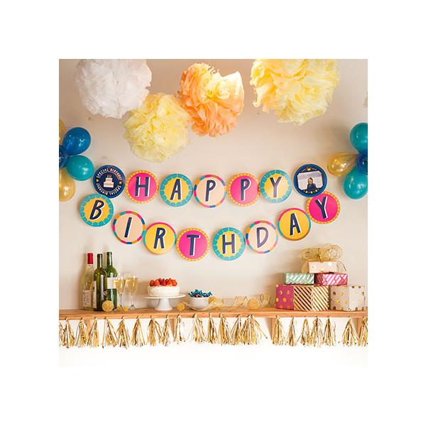 ■セット内容ガーランド×1セット（2本）バルーン×12（3色×4）バルーン留め具×2※壁への装着用具はついておりません。画びょうや粘着テープなどをご用意ください。※ガーランドにはL判写真を入れられます。■サイズガーランド（装着時）：PART...