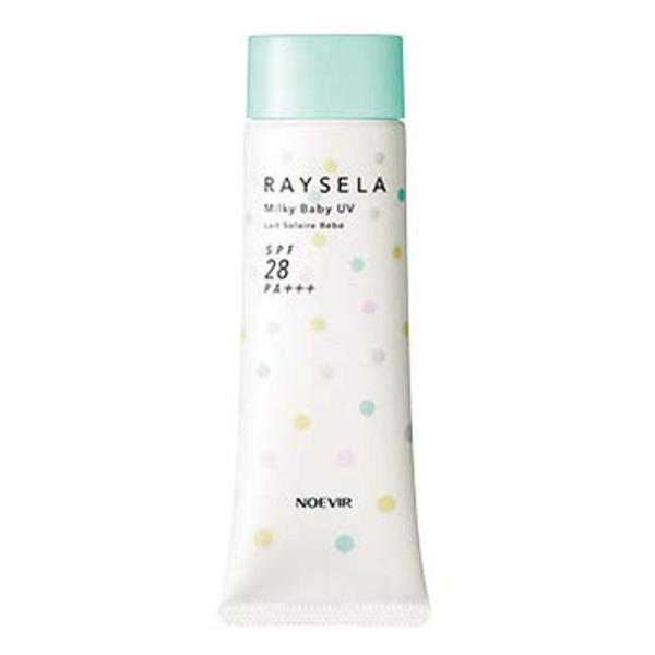 ぬるま湯で落とせて、赤ちゃんや敏感肌の方にもやさしい使い心地の日やけ止め。無香料・無着色・無鉱物油・紫外線吸収剤無配合・パラベンフリー・アルコールフリーの6つのフリー処方。お顔・身体用。PF28・PA+++45g