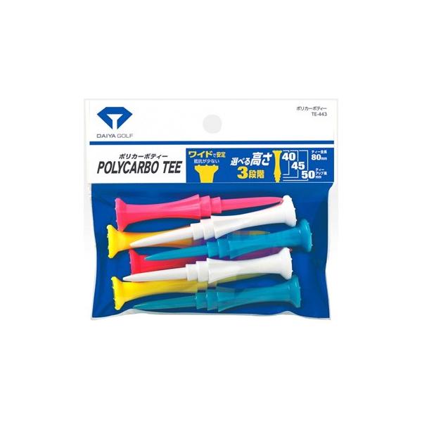 自分好みのボールの高さを三段階に選べます。高さストッパーが安定してティーアップさせます。カラー：ピンク、ホワイト、イエロー、ブルー素材：ポリカーボネート樹脂全長サイズ：約80mm入り数：8本