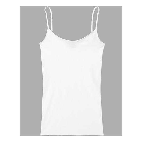 新しいマーサライズを施した独特の肌触りが快適な着心地でアウターを選びません。シルケット加工を施し、やわらかい肌触りのキャミソールです。胸元はスクェアなカットです。筒状に編んでいるので裾に縫い目がなく着心地が良いです。裾は特殊な処理で縫い目が...