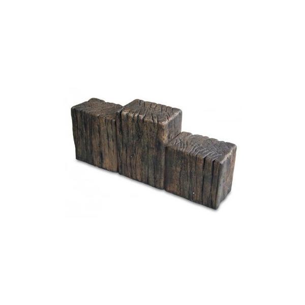 強化独自製法により枕木の雰囲気をリアルに再現した、コンクリート製(ガラス繊維入り)の花壇アイテムです。木製枕木で起きる腐食・防腐剤メンテナンス、油の染み出しなどの悩みを解消。また、内側が空洞構造のため軽く、とても手軽に施工できます。置くだけ...