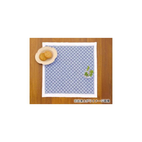 「一目刺し」とは、刺し子の技法のひとつで、一定の針目で縦、横、斜めと同じ方向を順に刺していく技法です。図案は布にプリント済みなので、初心者の方から少し慣れてきた方まで幅広くお楽しみ頂けます。身近なものから刺し子を取り入れて、日々の暮らしに彩...