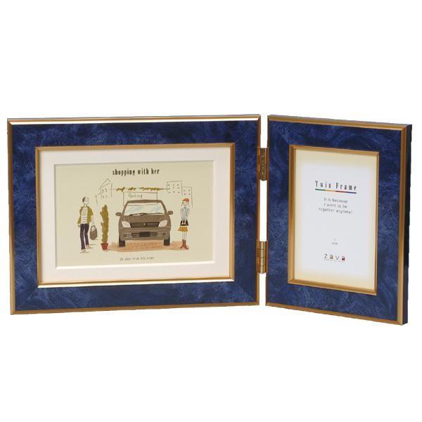 大理石調にゴールドのラインが入った華やかな写真立てです。記念品・贈答品にも喜ばれるフレームです。